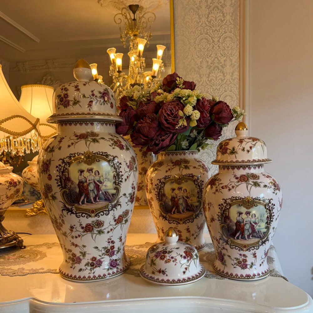 19th-century grandeur Victorian Ginger Jar (Small / Medium / Large ...